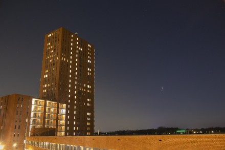 Jupiter Venus Create Spectacle View They Editorial Stock Photo - Stock ...