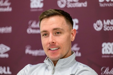 Barrie Mckay Hearts During Press Conference Editorial Stock Photo ...
