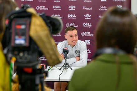 Barrie Mckay Hearts During Press Conference Editorial Stock Photo ...