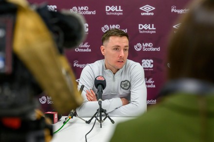 Barrie Mckay Hearts During Press Conference Editorial Stock Photo ...