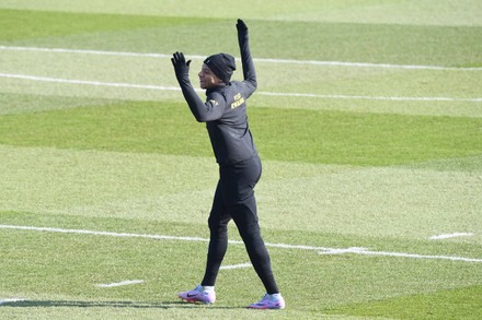 Kylian Mbappe During Training Session Editorial Stock Photo - Stock ...