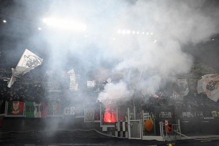 Juventus Supporters Light Flares Stands 5th Editorial Stock Photo ...