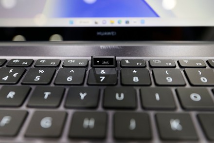 Camera Matebook 14 Huawei Laptop That Editorial Stock Photo - Stock ...