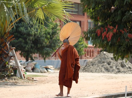Buddhist Abbot Ashin Abaya Linkarya Arrives Editorial Stock Photo ...