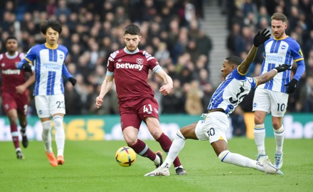 Declan Rice West Ham Tackled By Editorial Stock Photo - Stock Image ...