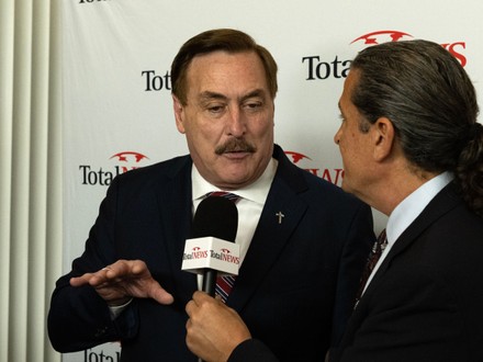 Mike Lindell Ceo Mypillow Interviewed Outside Editorial Stock Photo - Stock Image | Shutterstock