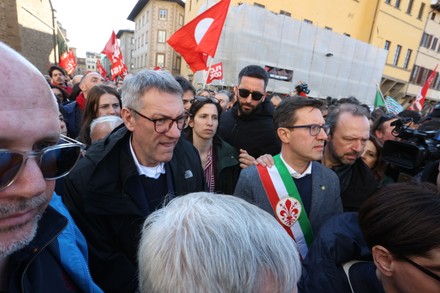 Florence Italy Politics Elly Schlein Demonstration Editorial Stock ...