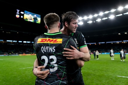 Marcus Smith Harlequins Celebrates Sam Riley Editorial Stock Photo ...