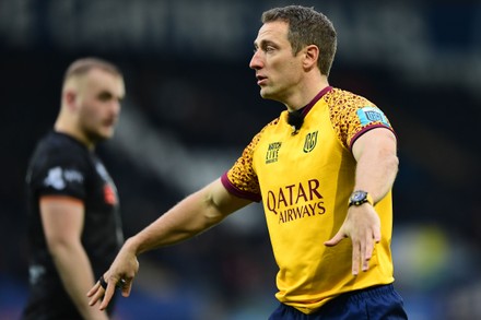 Ospreys Vs Benetton Rugby Referee Andrew Editorial Stock Photo - Stock ...