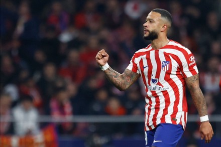 Photo Memphis Depay Atletico Madrid During Editorial Stock Photo ...