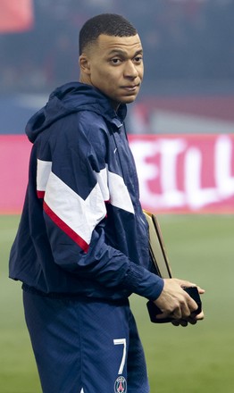 Kylian Mbappe Psg Receives Trophy Celebrating Editorial Stock Photo ...