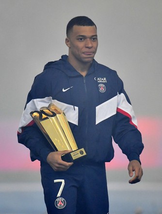 Paris Saintgermains Kylian Trophy 201 Goals Editorial Stock Photo ...