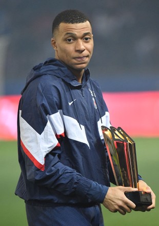 Paris Saintgermains Kylian Trophy 201 Goals Editorial Stock Photo ...