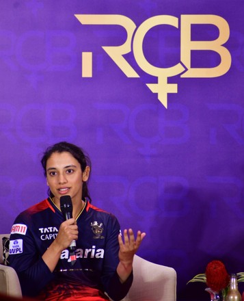 Rcb Womens Cricket Team Captain Smriti Editorial Stock Photo - Stock ...