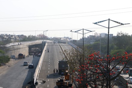 View Newly Constructed Ashram Connecting Flyover Editorial Stock Photo ...