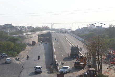 View Newly Constructed Ashram Connecting Flyover Editorial Stock Photo ...