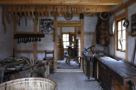 Tiled Stove Early 17th Century Upper Editorial Stock Photo - Stock ...