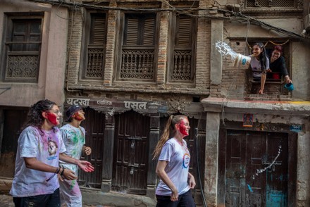 Local Residents Splash Water On Tourists Editorial Stock Photo - Stock ...
