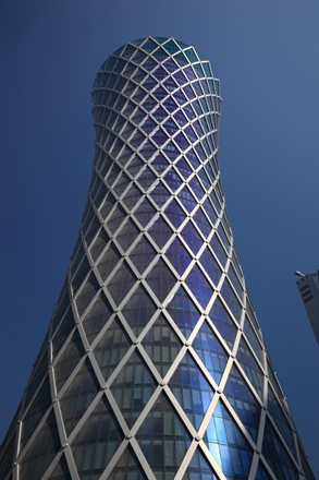 Qatar Gas Skyscraper Navigation Tower Doha Editorial Stock Photo ...