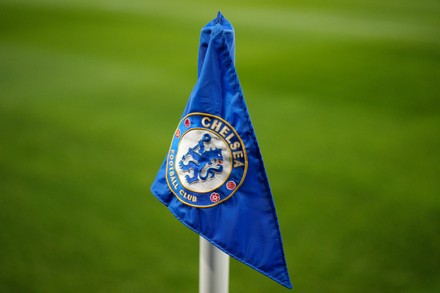 Chelsea Badge On Corner Flag Editorial Stock Photo - Stock Image ...