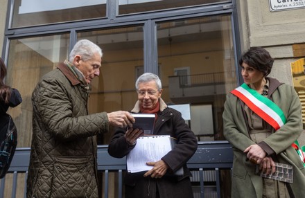Milan Italy News Laying Stumbling Block Editorial Stock Photo - Stock ...