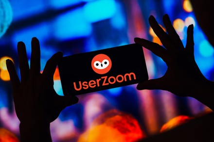 This Photo Illustration Userzoom Logo Seen Editorial Stock Photo ...