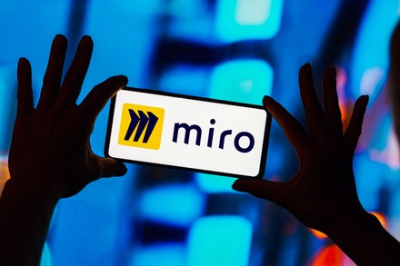 This Photo Illustration Miro Logo Seen Editorial Stock Photo - Stock ...