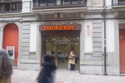 Oviedo Spain Bankinter Sign During Bankinter Editorial Stock Photo ...