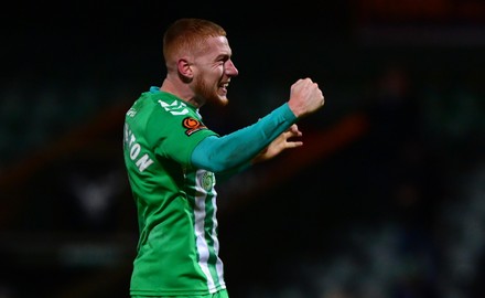 Matt Worthington Yeovil Town Celebrates After Editorial Stock Photo ...