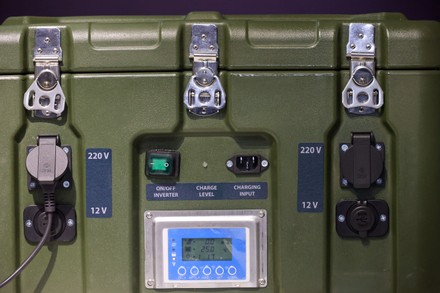 Portable Military Battery Station On Display Editorial Stock Photo ...