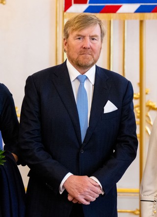 King Willemalexander Netherlands During Welcome Ceremony Editorial ...