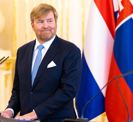 King Willemalexander Netherlands During Welcome Ceremony Editorial ...