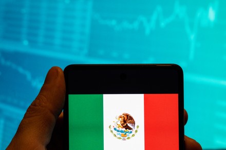 This Photo Illustration Mexican Flag Seen Editorial Stock Photo - Stock ...