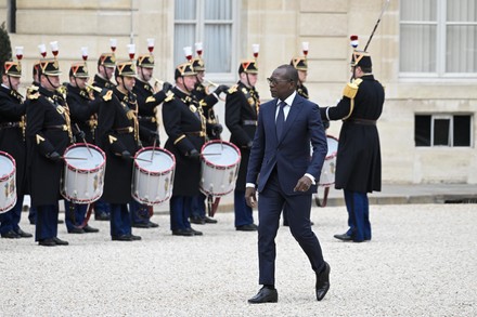 President Benin Patrice Talon Arrives Elysee Editorial Stock Photo ...