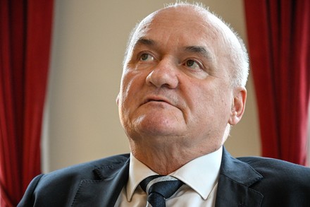 Hungarys Deputy Speaker Parliament Csaba Hende Editorial Stock Photo ...
