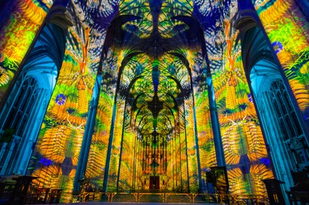 Spectacular Light Show Titled Elements Opened Editorial Stock Photo ...