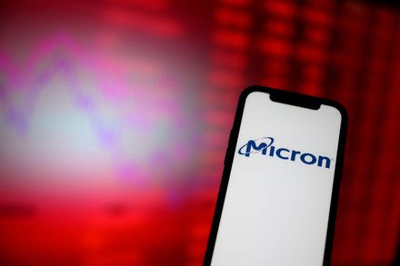 Micron Logo Seen This Illustration Photo Editorial Stock Photo - Stock ...