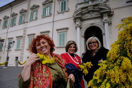 Rome Italy International Womens Day Celebrations Editorial Stock Photo ...