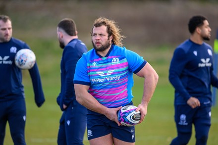 Pierre Schoeman Scotland During Training Session Editorial Stock Photo ...