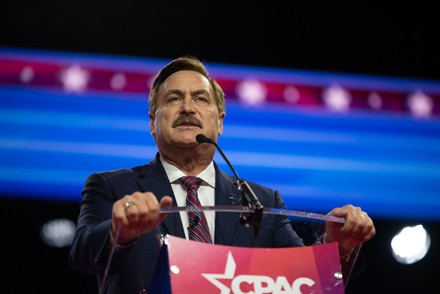 Mypillow Ceo Mike Lindell Speaks Cpac Editorial Stock Photo - Stock ...