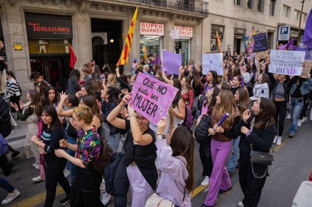 Student Unions Demonstrate During 8m International Editorial Stock ...