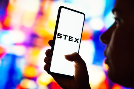This Photo Illustration Stex Exchange Logo Editorial Stock Photo ...