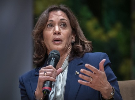 Vice President Kamala Harris R Speaks Editorial Stock Photo - Stock ...