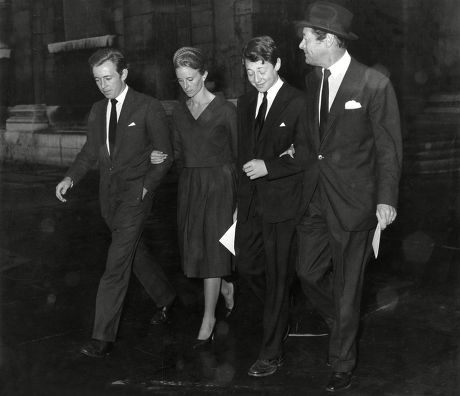 Memorial Service Actess Kay Kendall 1959 Editorial Stock Photo - Stock ...