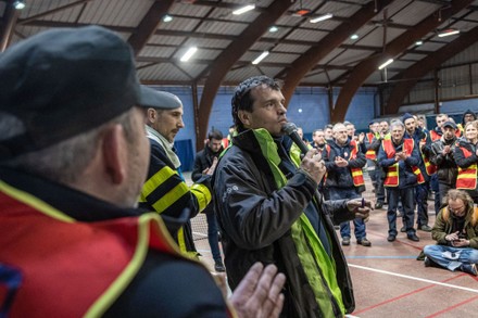 Members French Unions Attend General Assembly Editorial Stock Photo ...