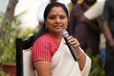 Bharat Rashtra Samithis Brs Member Legislative Editorial Stock Photo ...