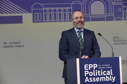 Epp President Manfred Weber Speaks Opening Editorial Stock Photo ...