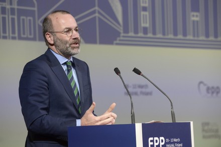 Epp President Manfred Weber Speaks Opening Editorial Stock Photo ...