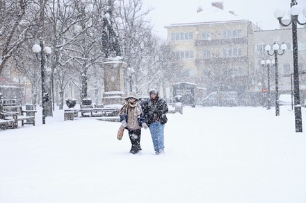 Seasonal Weather Snowfall During Thursday Motala Editorial Stock Photo ...