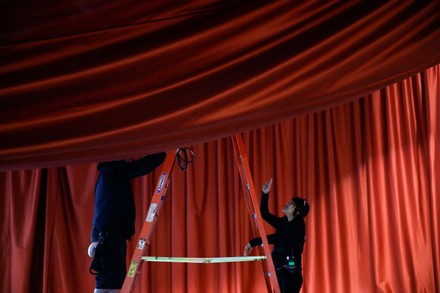 Preparations Made 95th Annual Academy Awards Editorial Stock Photo ...
